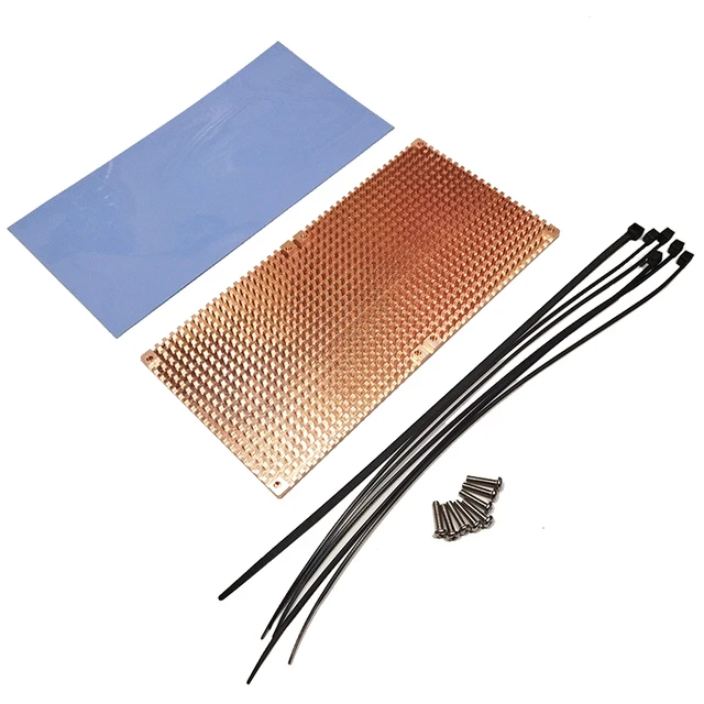 Pure Copper Full Cover GPU Backplate Panel Cooling Back Plate Heat Sink ...