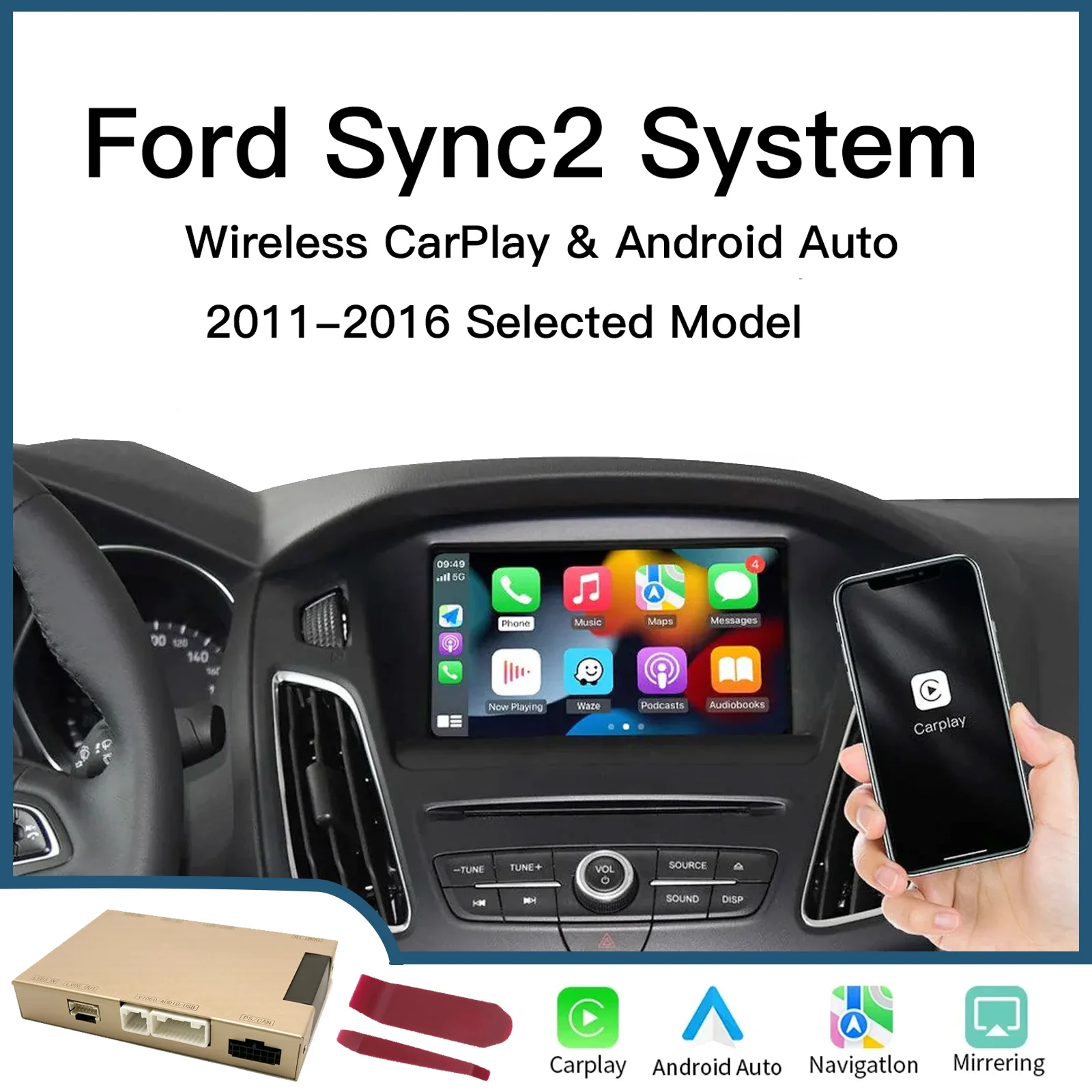 Wireless-CarPlay-Module-for-Ford-Explorer-Fusion-Mondeo-Sync2-With ...