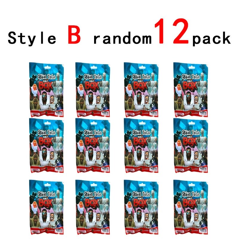 24 piezas Skibidi Toilet Man Vs Monitor juguetes muñeca juego de cartas ...