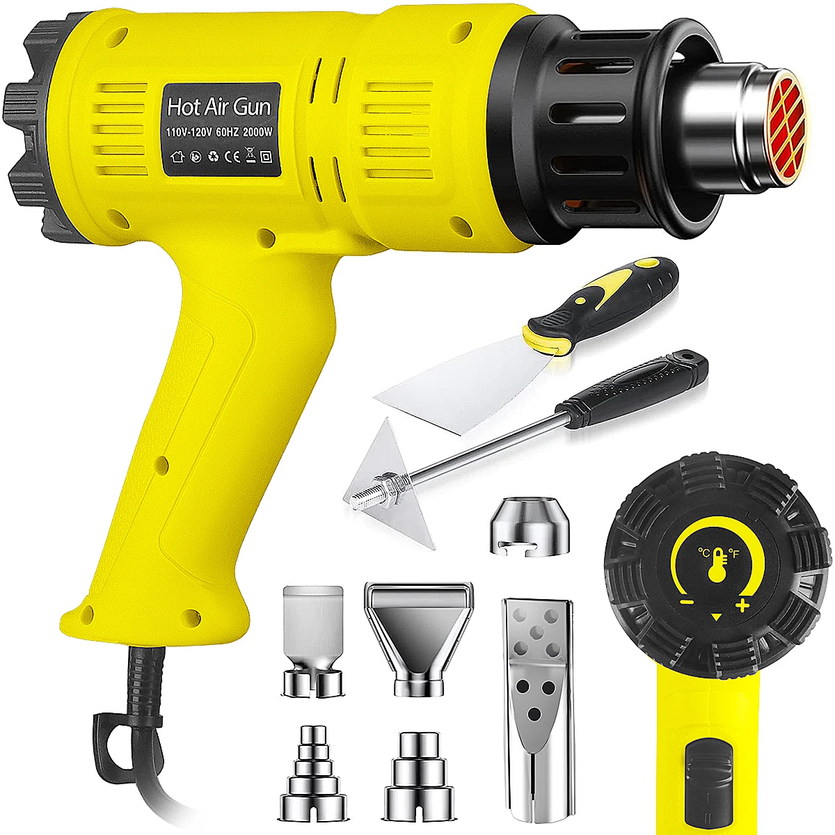 US-110V2000W-Heat-Gun-kit-Variable-Temperature-Advanced-Electric-Hot ...