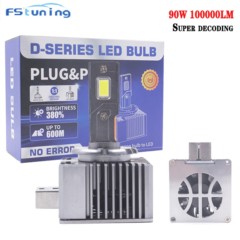Fstuning-D1S-Led-Headlight-Canbus-lamps-CSP-D1S-D2S-D3S-D4S-D8S-Led ...