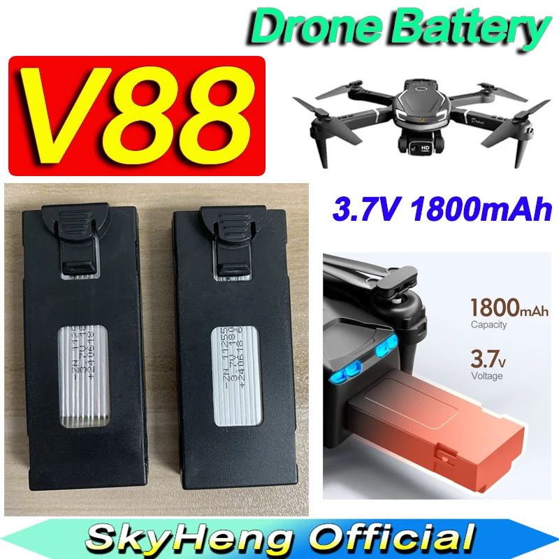 Original-V88-Mini-Dron-8K-Professional-HD-Battery-3-7V-1800mAh-For-V88 ...