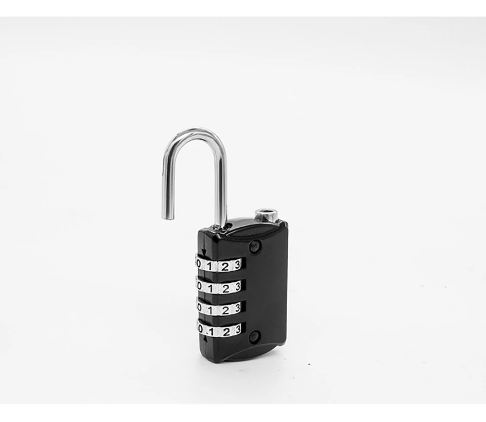 Mini Lock Resettable 4 Dial Digits Code Number Password Combination Pa