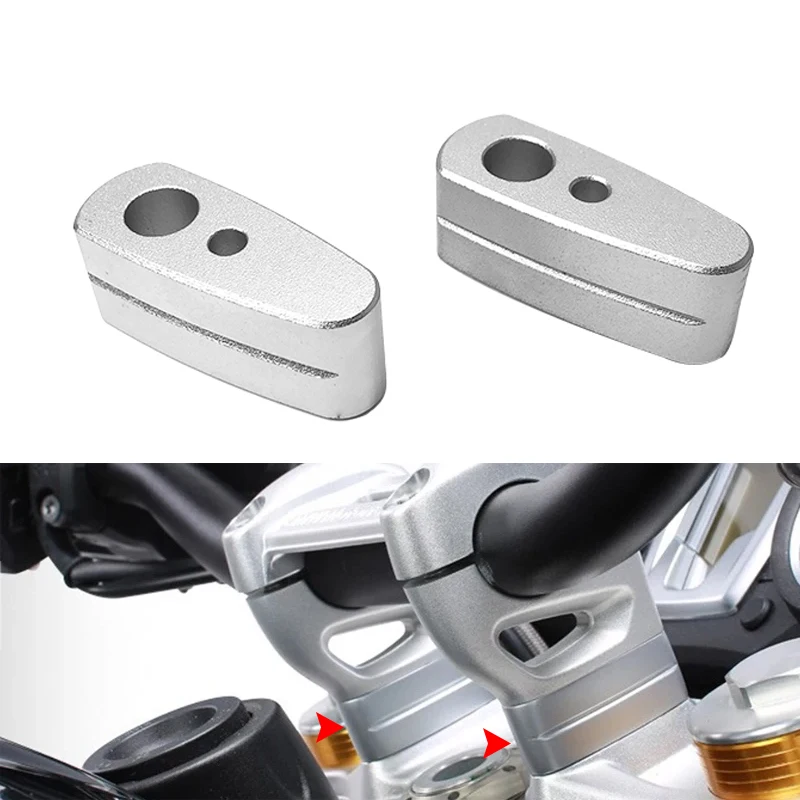 Motorcycle-Handlebar-Riser-Lift-Kit-Extension-Height-20MM-Adjuster-For ...