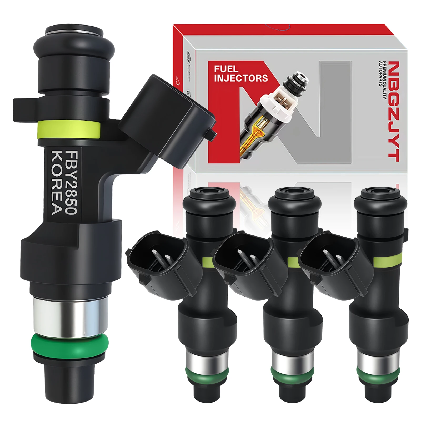 4PCS 16600-EN200 Fuel Injector Nozzle For Nissan Versa Cube Sentra ...
