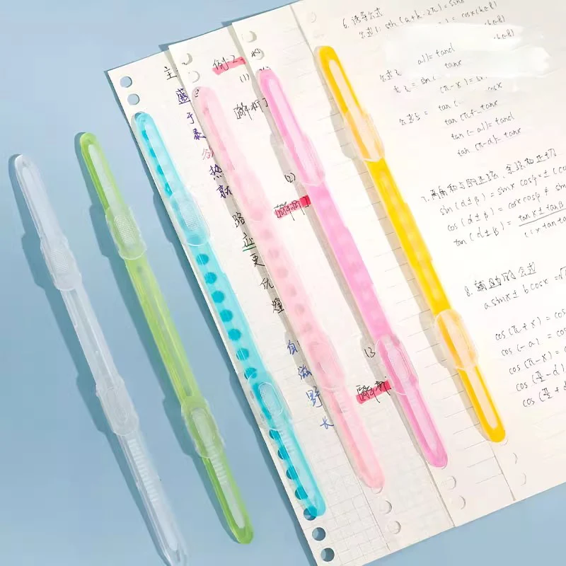 10pcs-Loose-Leaf-Paper-Clips-A4-Paper-Fasteners-Strips-Binder-Clip-Test ...