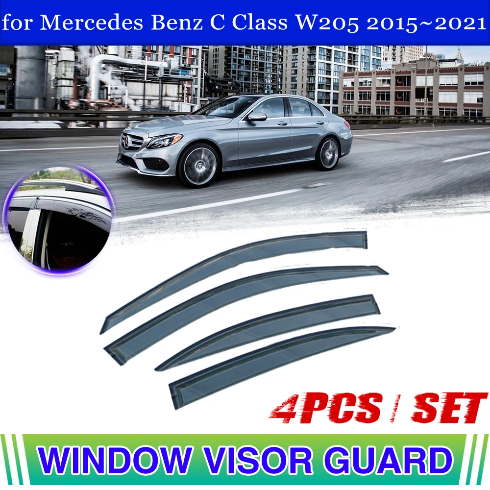 Window-Door-Visor-for-Mercedes-Benz-C-Class-W205-180-160-450-Sedan-2015 ...