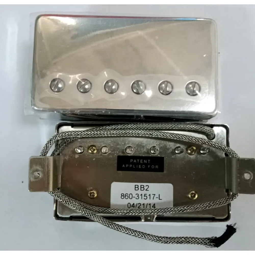 BB1 BB2 Alnico 2 pastillas Humbucker de guitarra puente y mástil para ...