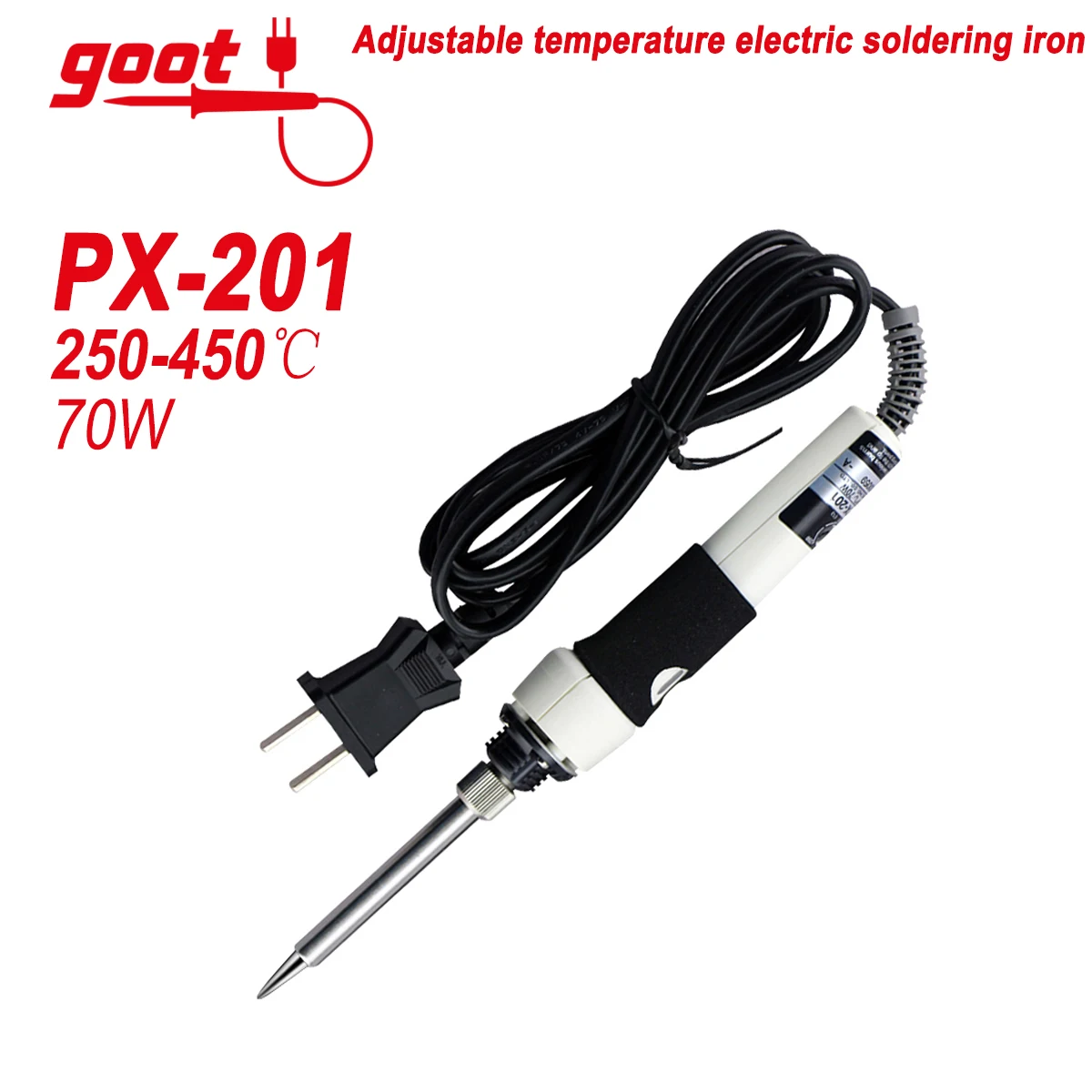 GOOT Wide-range Soldering Iron with Temperature 250-450℃ Degrees ...