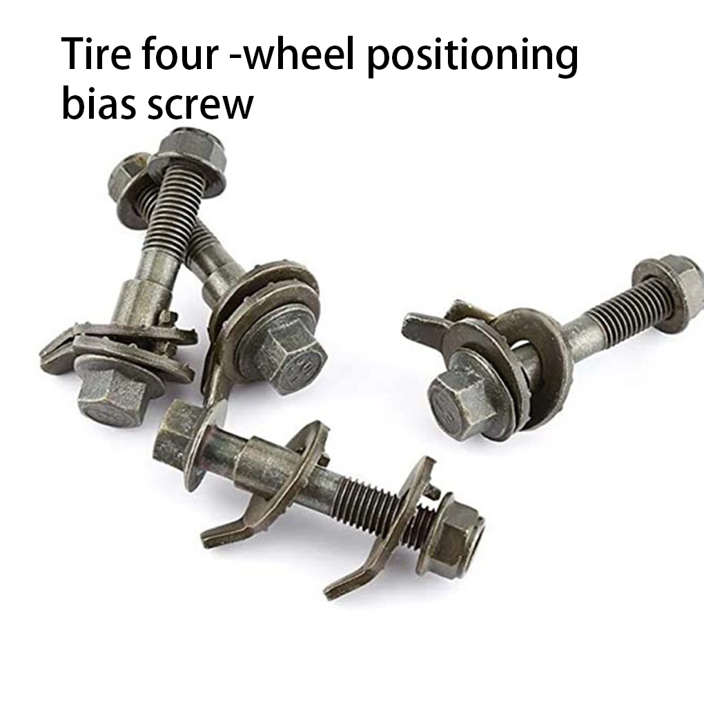 4-Pieces-Wheel-Alignment-Camber-Bolts-Eccentric-Screw-Vehicle-Truck ...
