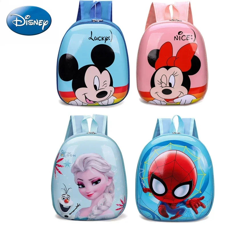 Genuine-Disney-Cartoon-Backpack-Mickey-Mouse-Spiderman-Frozen-Kids-Cute ...