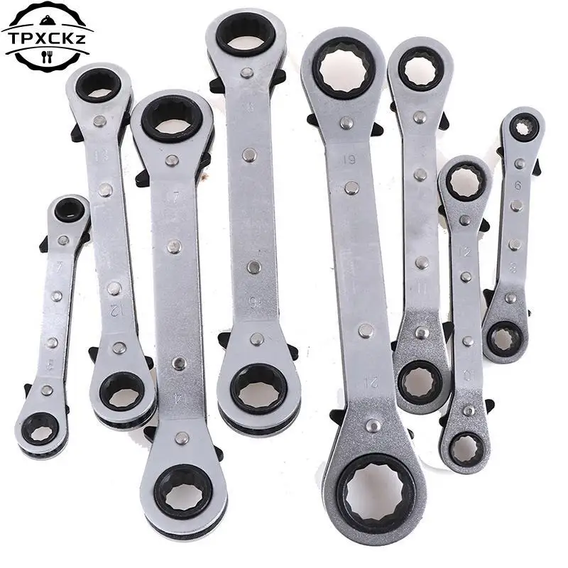 Metric-Offset-Torque-Wrench-Set-Double-Ratchet-Wrench-Spanner-Tool ...