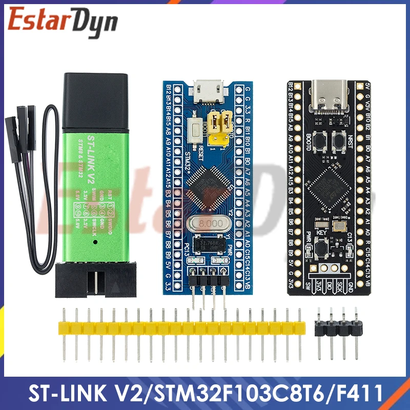 Original Stm32f103c8t6 Arm Stm32 Minimum System Development Board Module For Arduino St-link V2 ...
