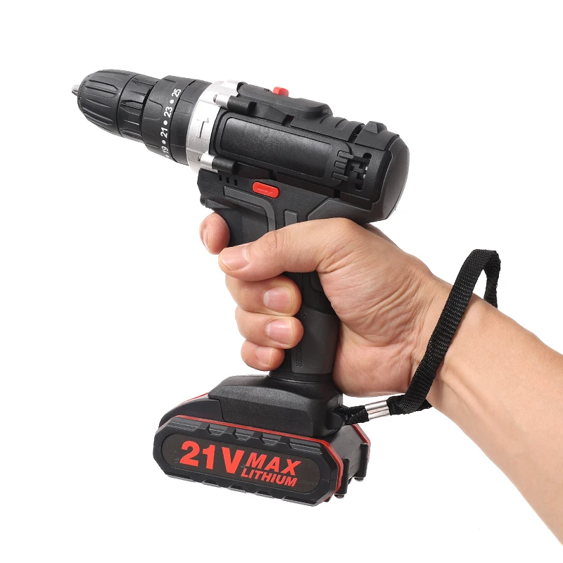 1350rpm-21V-Cordless-Electric-Impact-Drill-Set-High-power-Lithium ...
