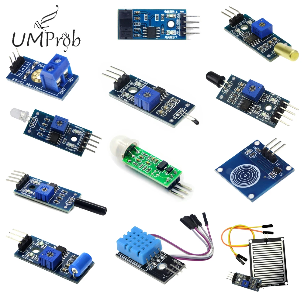 Generic Hesai Raspberry Pi The Sensor Module Package Dht11 Hc-Sr505 ...