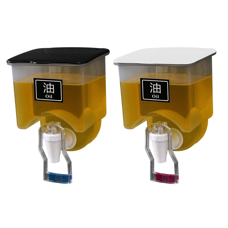 PP-Material-Seasoning-Containers-with-Faucet-Paste-Kitchen-Boxes-Jar ...