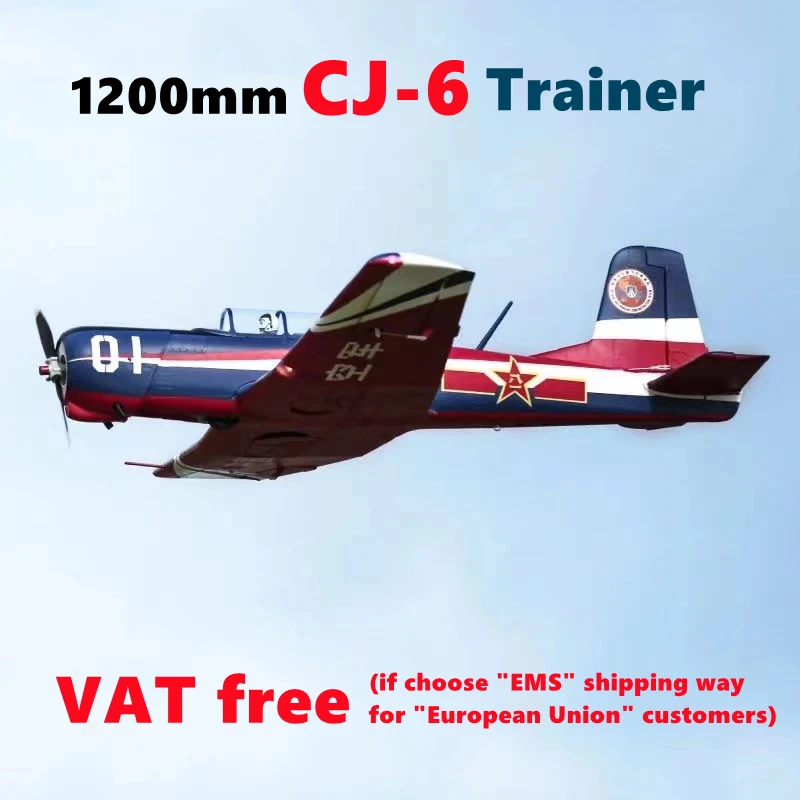 FMSRC-1200MM-1-2M-CJ6-CJ-6-RC-Airplane-Chinese-Trainer-Beginner-PNP ...