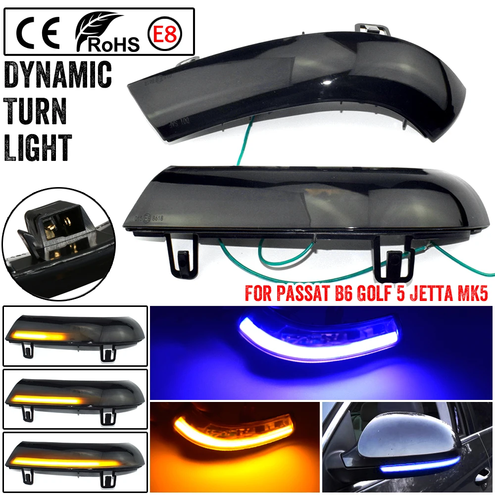 Dynamic-Blinker-Turn-Signal-LED-For-Volkswagen-GOLF-5-GTI-Variant-Jetta ...