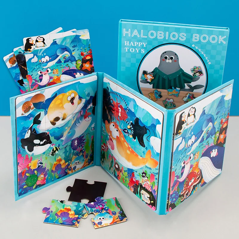 Magnetic-Book-on-Ocean-Puzzles-in-1000-Pieces-Unique-Toys-for-Creative ...