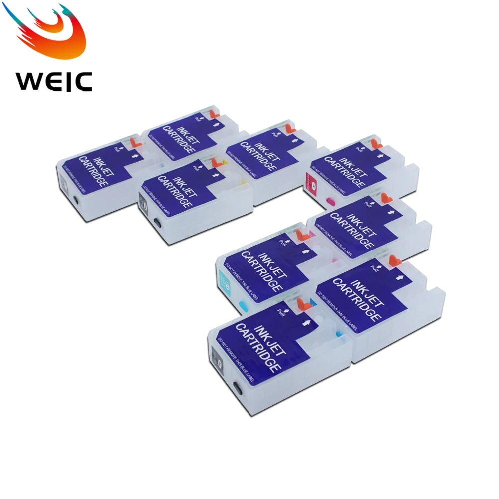 9pc/set Empty Refill Ink Cartridge For Epson Surecolor P800 Sc-p800 ...
