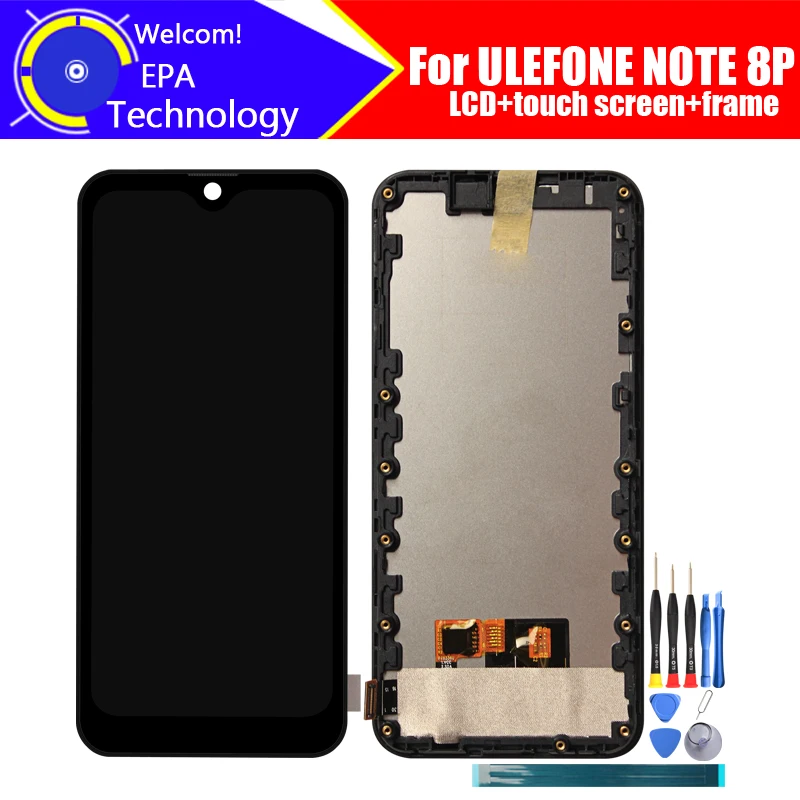 ULEFONE-NOTE-8P-LCD-Display-Touch-Screen-Digitizer-Frame-Assembly-100 ...