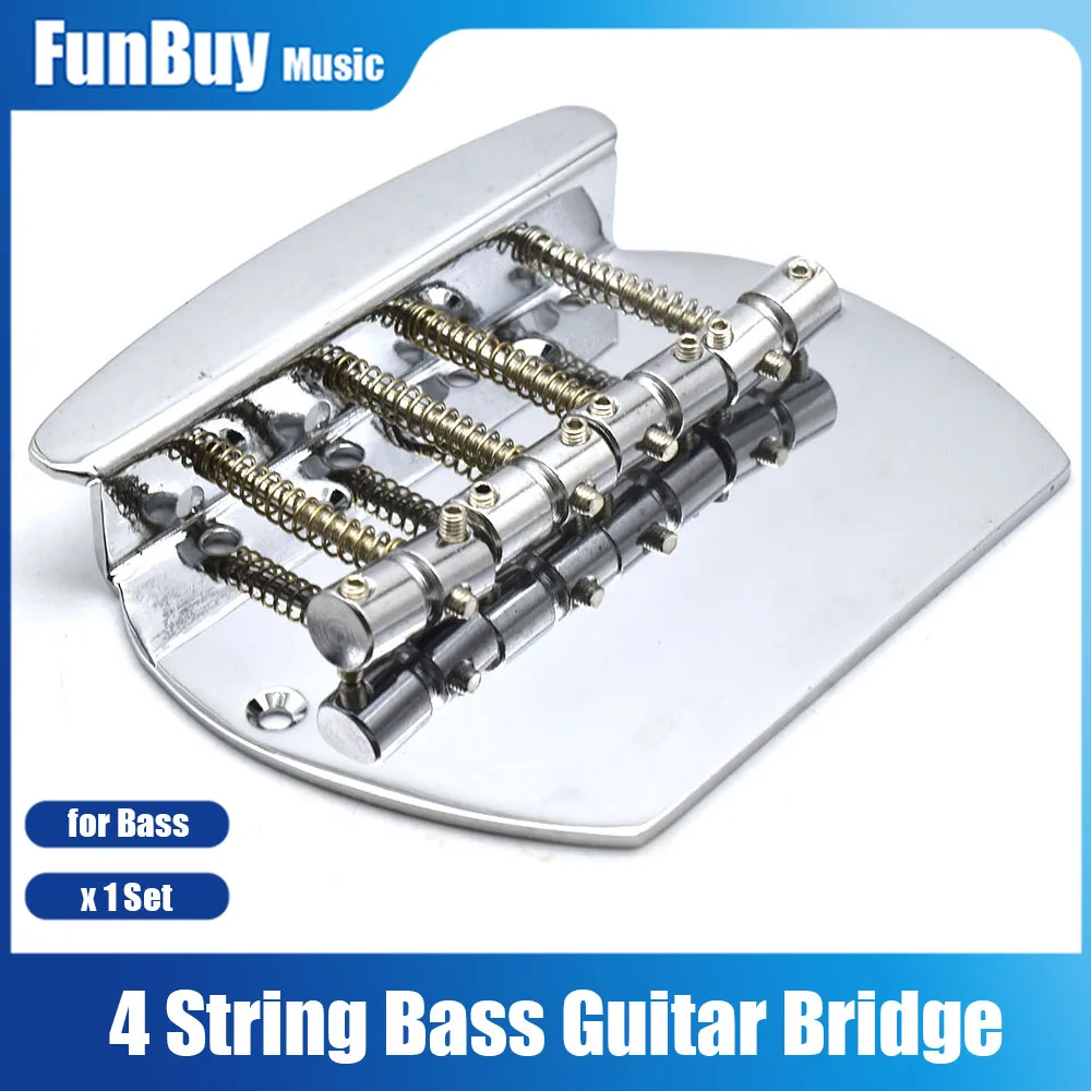 4 Stings Bass Guitar Bridge Heavy Bass Guitar Tailpiece Bridge for ...