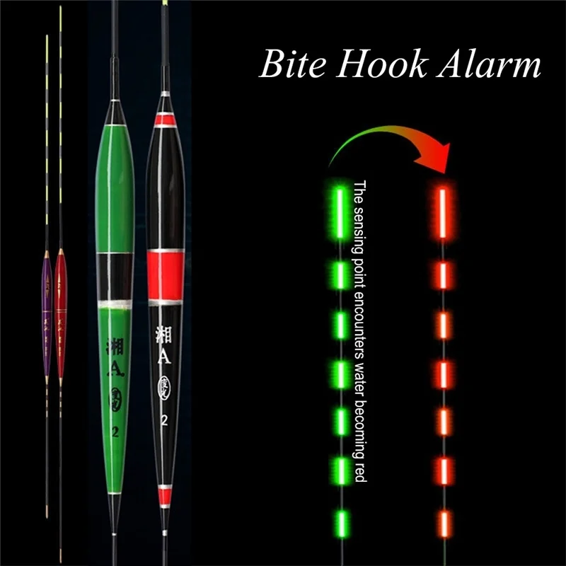 Smart Fishing Float Bite Alarm Fish Bait LED Light Color Change ...