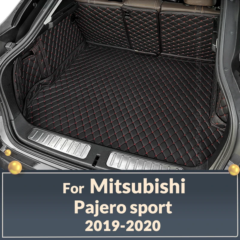 Auto Full Coverage Trunk Mat For Mitsubishi Pajero Sport 2019 2020 Car ...