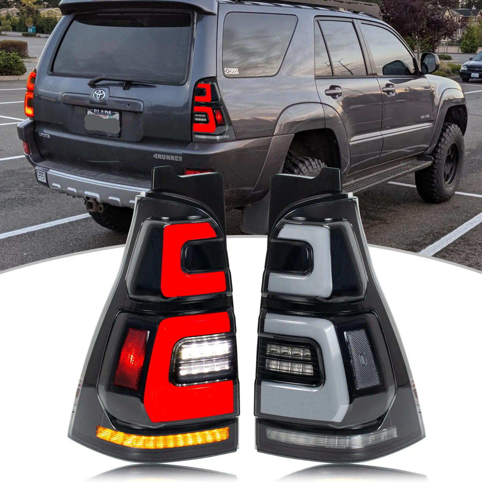 For-Toyota-4Runner-4th-Gen-4-Runner-2003-2009TailLights-LED-Tail-Light ...