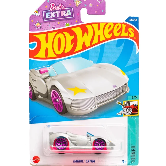 Hot Wheels Barbies Extra Tooned Car Barbie Dream Camper Barbie 60th Car ...
