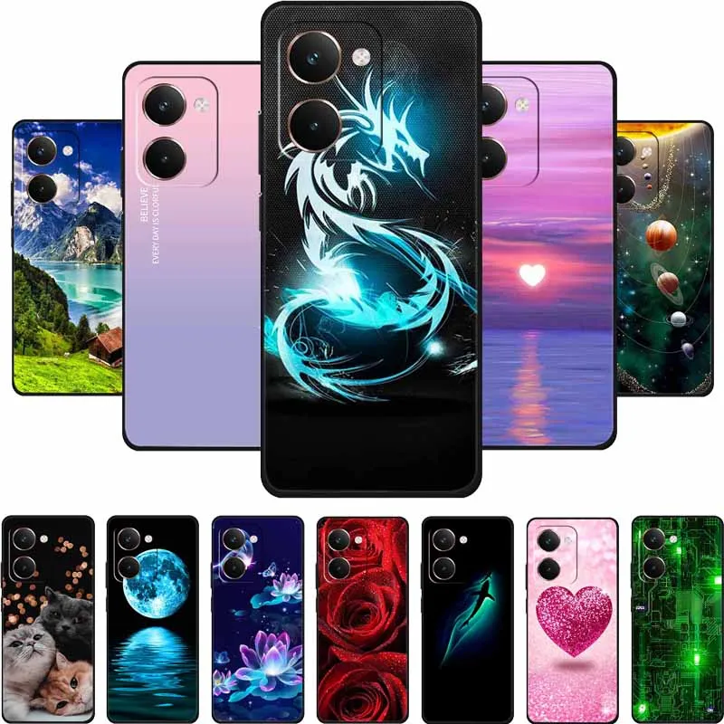 For Realme P3 Ultra Case P3Ultra 6.83" Black Silicone TPU Soft Back ...