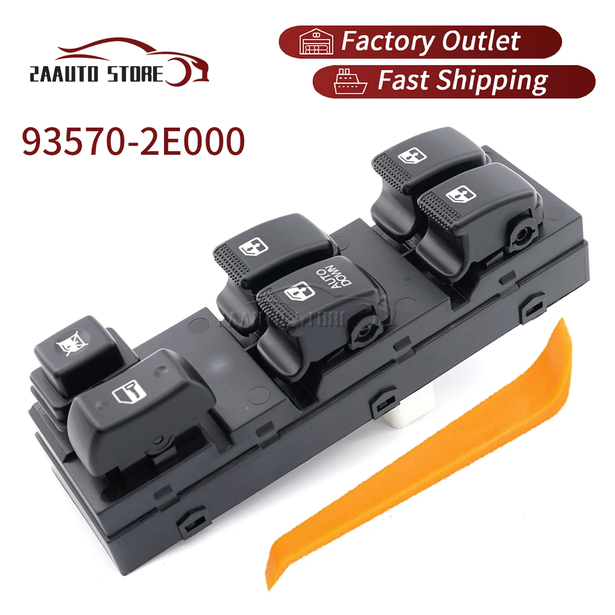 93570-2E000-For-2004-2010-Hyundai-Tucson-JM-LHD-Front-Left-Auto-Power ...