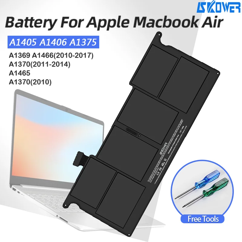 Laptop-Battery-For-Apple-Macbook-Air-11-13-Inch-A1466-A1370-A1369-A1465 ...