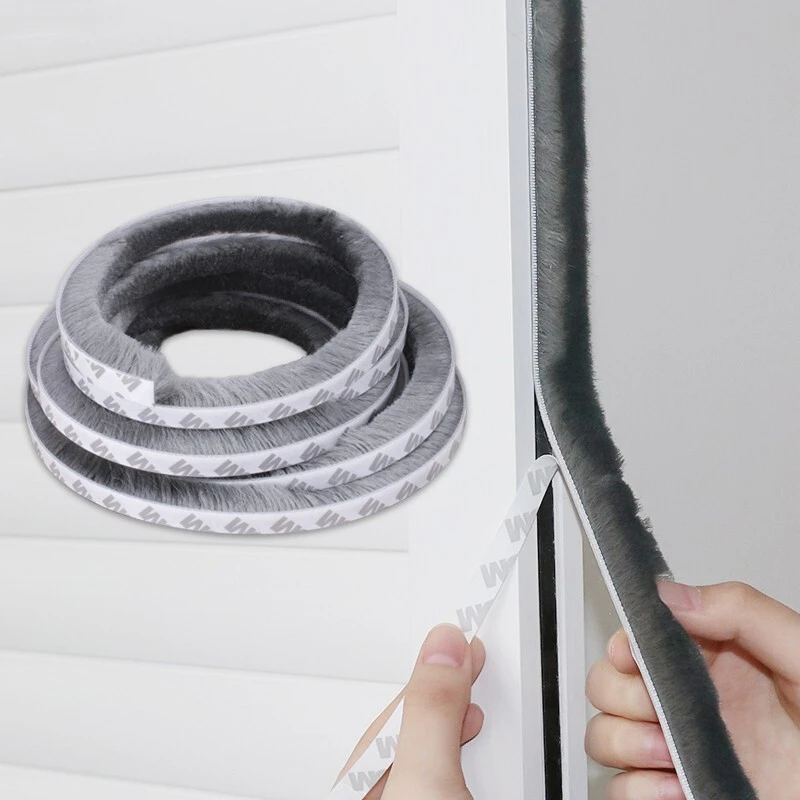 5-10M-Brush-Strip-Self-Adhesive-Door-Window-Weather-Stripping-Sliding ...
