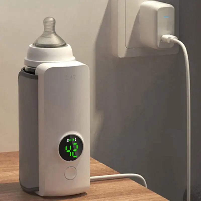 Rechargeable-Bottle-Warmer-6-Levels-Adjustment-Temperature-Display ...