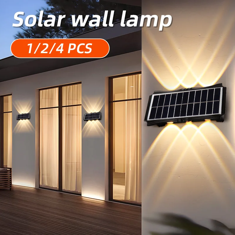 Led-Solar-Light-Outdoor-Wall-Light-Waterproof-Automatic-Switch-Lighting ...