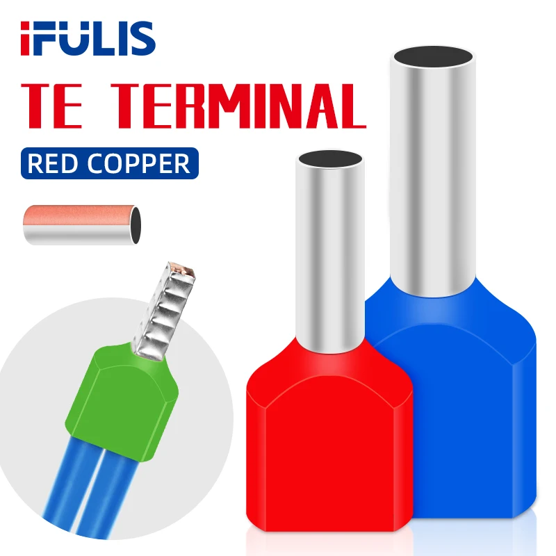 TE-terminal-de-friso-tubular-fio-el-trico-isolado-terminal-terminal ...