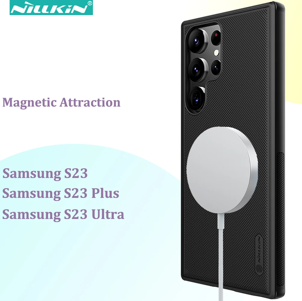 Nillkin Super Frosted Shield Pro Magnetic Case For Samsung Galaxy S23 / S23+ / S23 Ultra, Pc+tpu ...