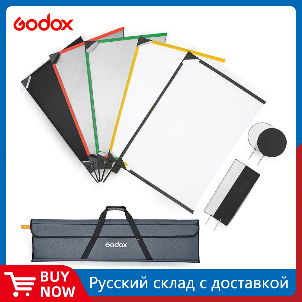 Godox-SF4560-SF6090-Scrim-Flag-Kit-Portable-Frame-Diffuser-Reflector ...