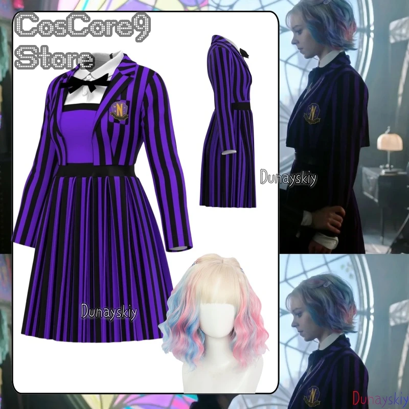 Anime Season 2 Enid Sinclair Wolf Girl School Uniform Costume Cosplay ...