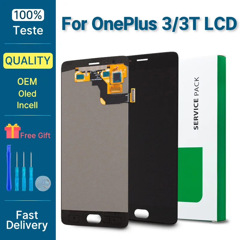 Super-AMOLED-Display-For-Oneplus-3-LCD-Display-Touch-Screen-LCD-Panel ...