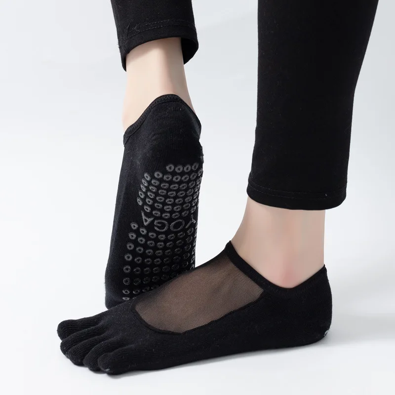 Women-Breathable-Non-slip-Pilates-Full-Toe-Sock-Women-Yoga-Accessories ...