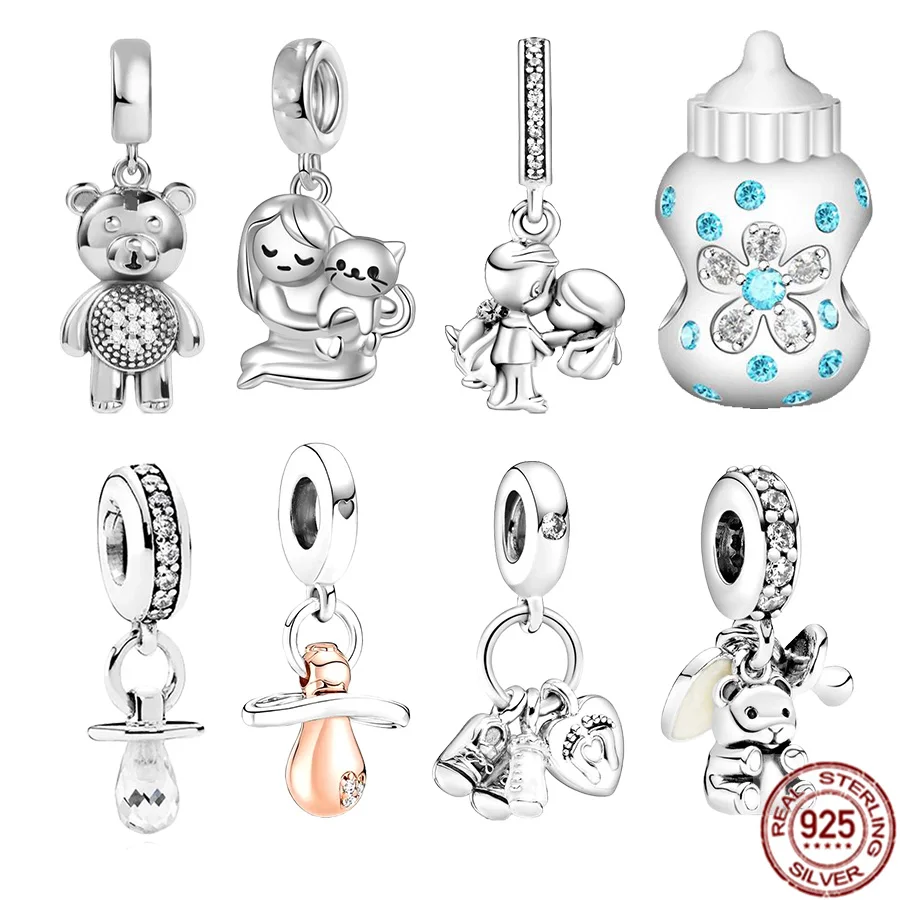 New-Arrivals-Married-Couple-Baby-Pacifier-Bottle-Dangle-Charm-Bead-Fit ...