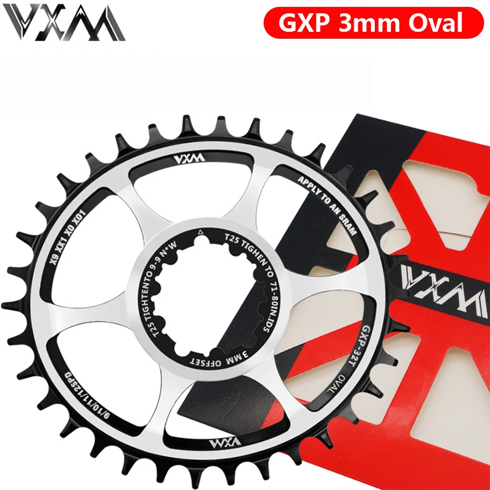 Bicycle Oval Chainring Offset 3mm 32t 34t 36t for Sram Gxp Xx1 Eagle ...
