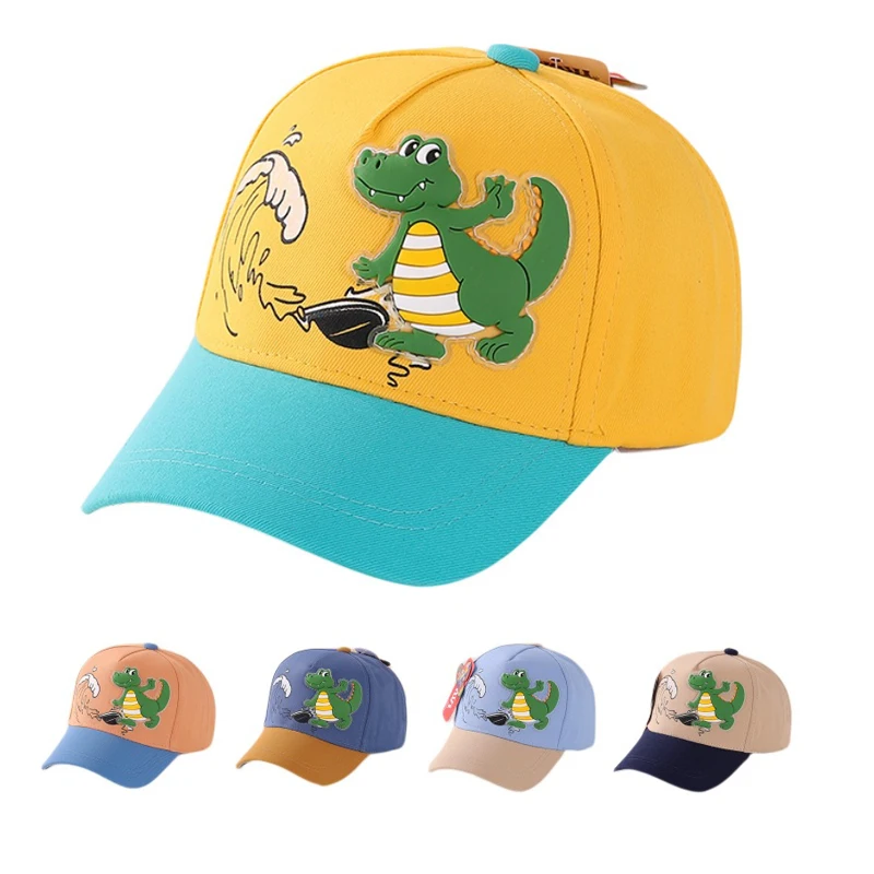 Doitbest-Cartoon-Summer-Boy-Girl-Cap-Baseball-3D-Dinosaur-Child-Sun ...