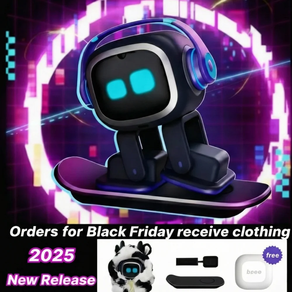 EMO AI Desk Robot Companion | ChatGPT Enabled Voice Commands & Dancing ...