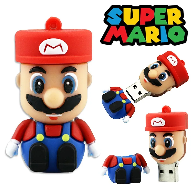 Super-Mario-USB-2-0-Flash-Drives-64GB-32GB-16GB-8GB-Anime-Memory-Stick ...