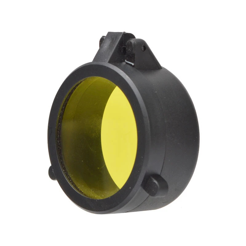 Rifle Scope Lens Cover Quick Flip open Optical Lens Protective Cover ...