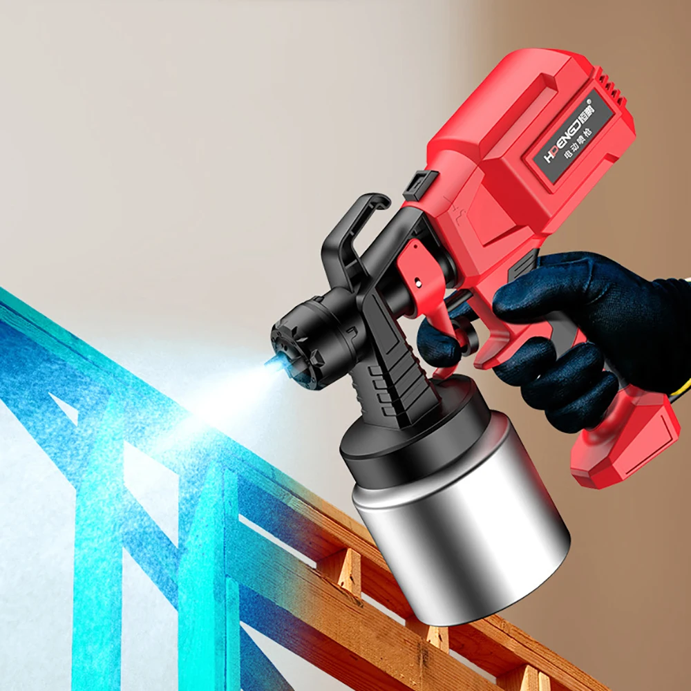Portable High Pressure Electric Spray Gun HVLP Paint Sprayer Spray ...