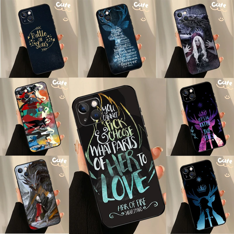 Throne Of Glass Phone Case For iPhone 13 11 12 14 15 16 Pro Max XS X XR ...